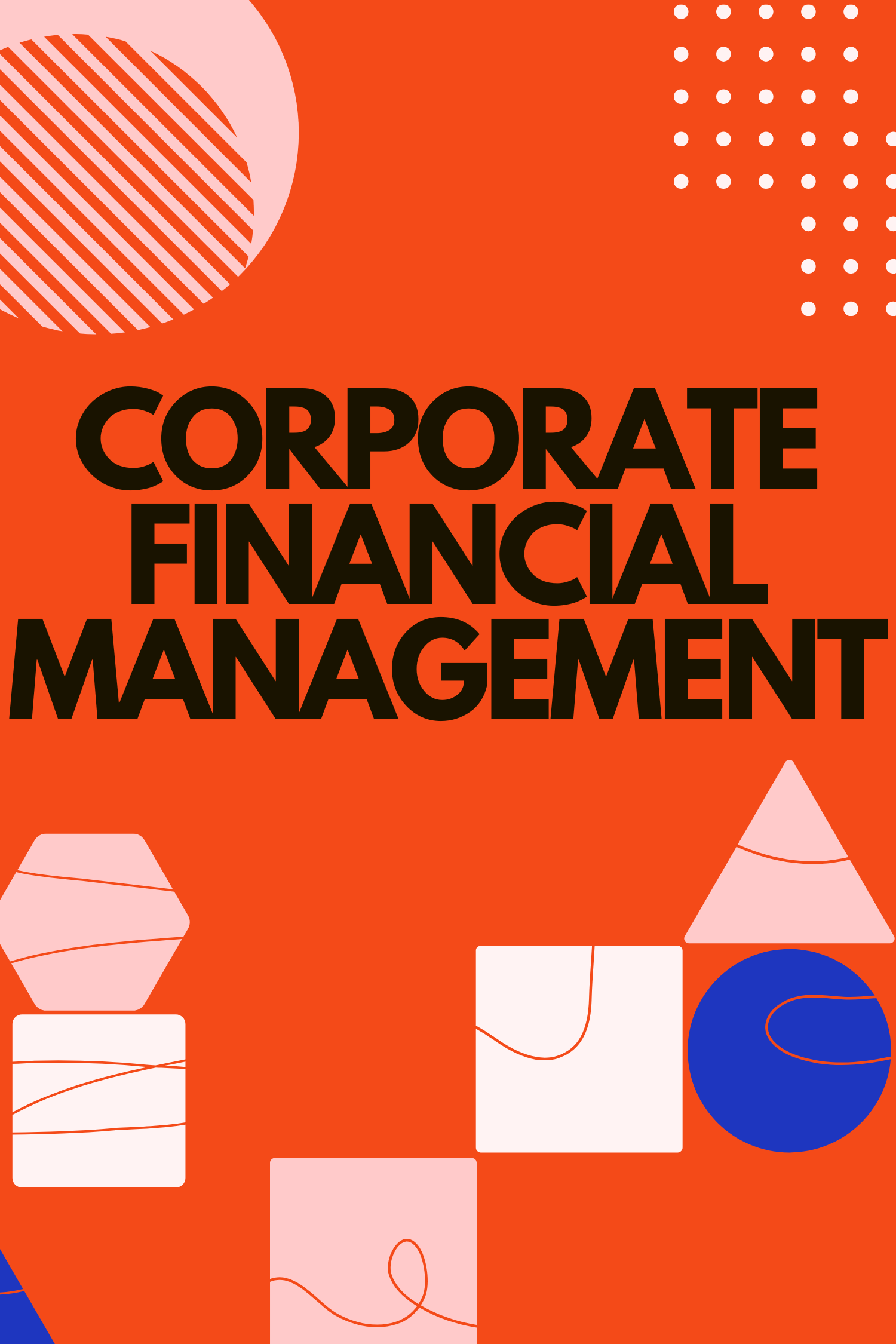 Corporate financial management